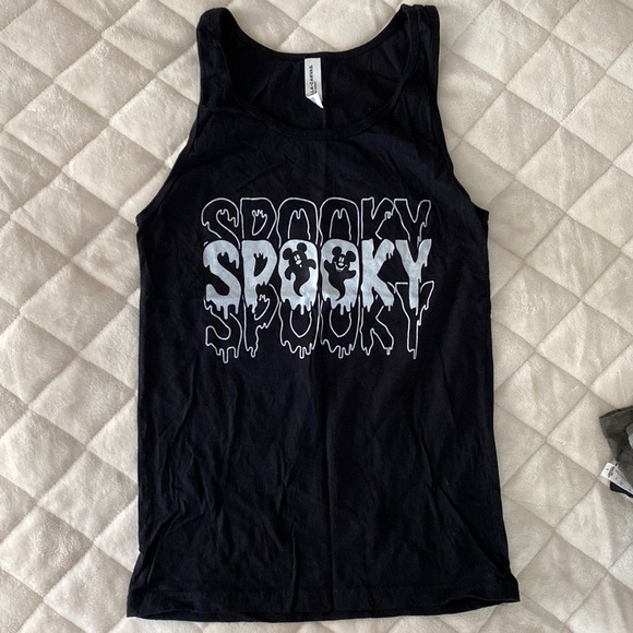 Disney | Tops | Mickeys Not So Scary Halloween Party Spooky Tank Top ...